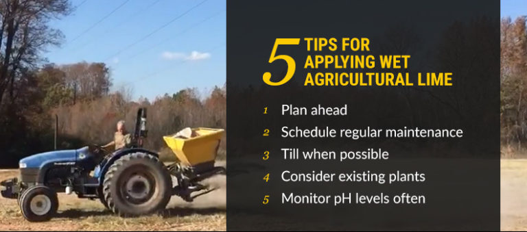 5 Tips for Applying Wet Agricultural Lime | Sides Spreaders